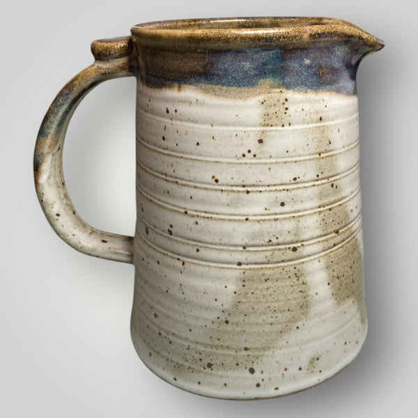 Pitcher 2 - Ivory Linen - Fingerprint Pottery – The Mercantile At The Manor